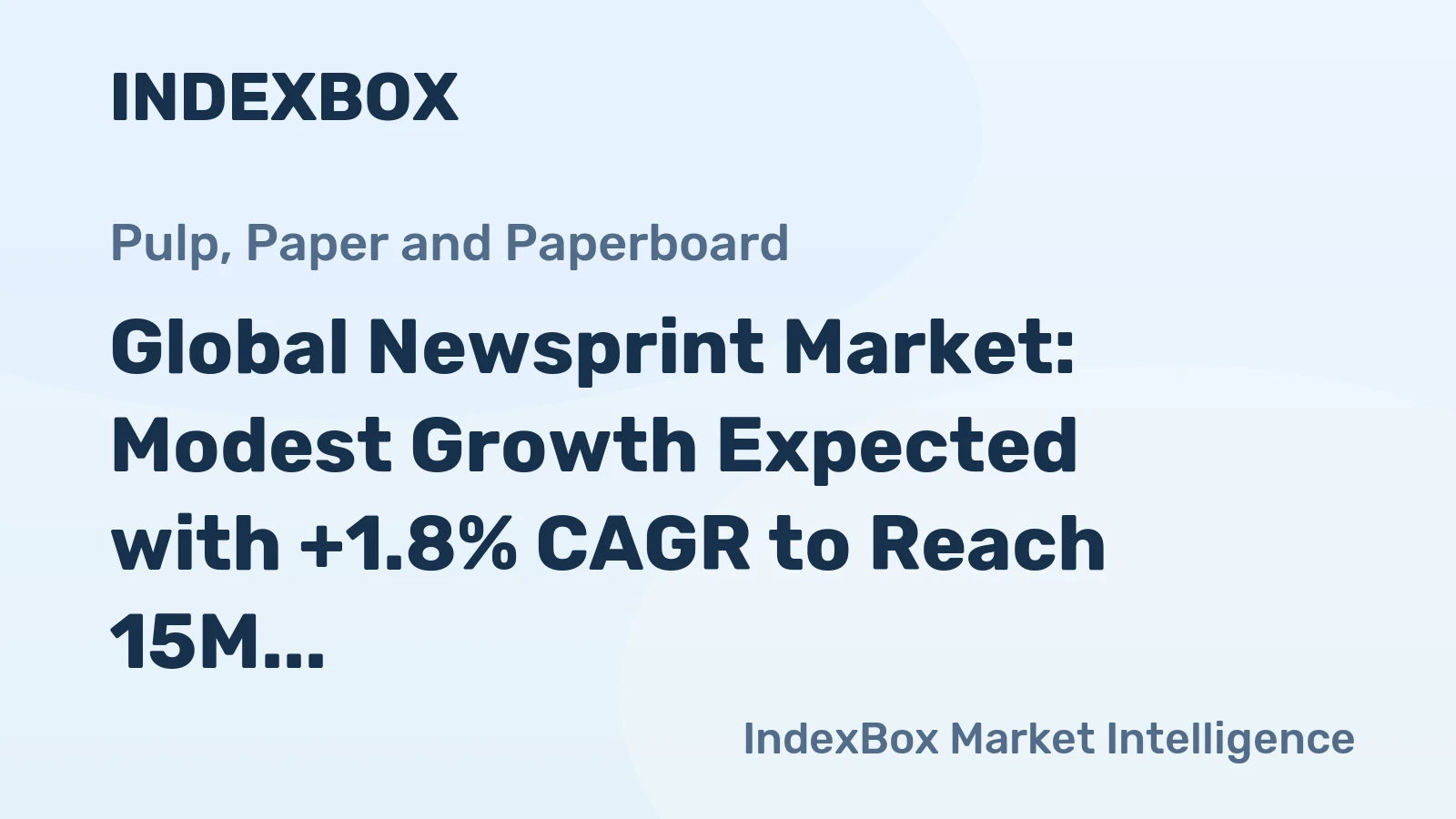Global Newsprint Market: Modest Growth Expected with +1.8% CAGR to Reach 15M Tons by 2035