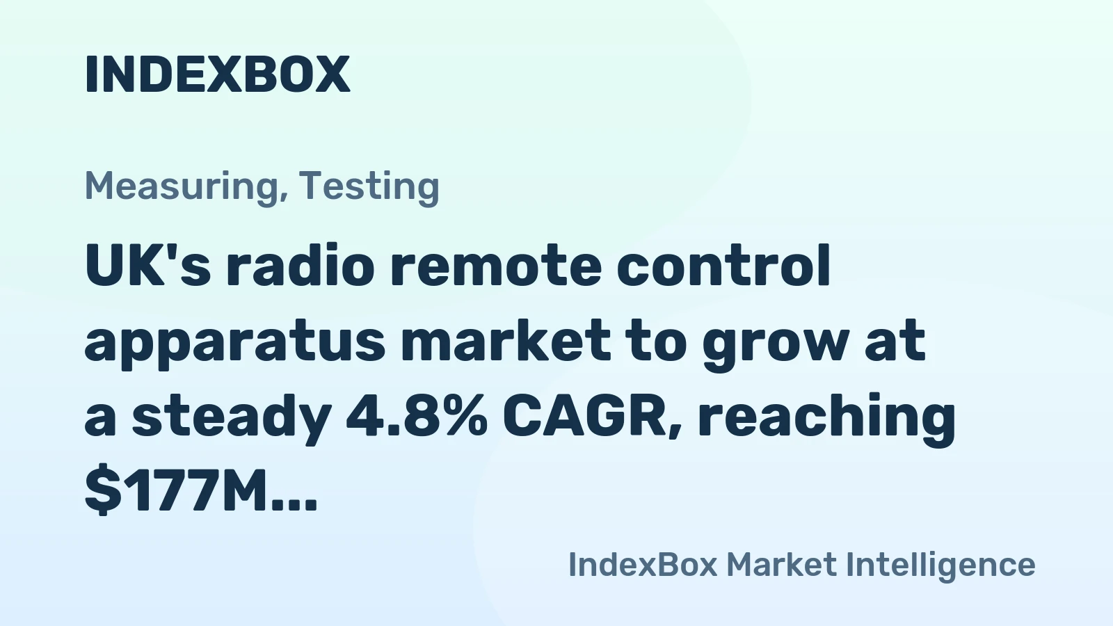 UK's radio remote control apparatus market to grow at a steady 4.8% CAGR, reaching $177M by 2035.