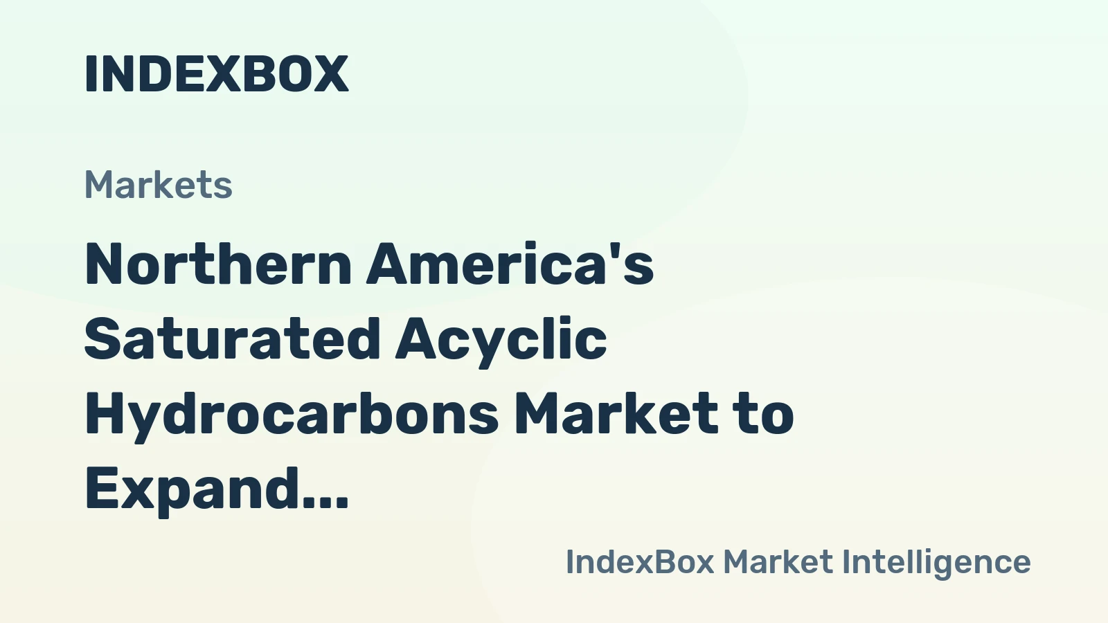 Northern America's Saturated Acyclic Hydrocarbons Market to Expand at 4.9% CAGR, Reaching $3.4B by 2035