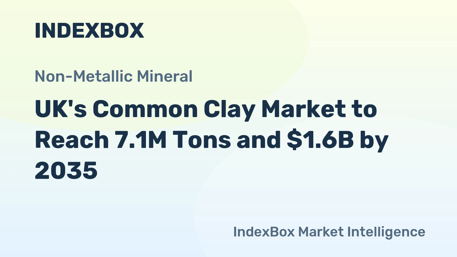 UK's Common Clay Market to Reach 7.1M Tons and $1.6B by 2035