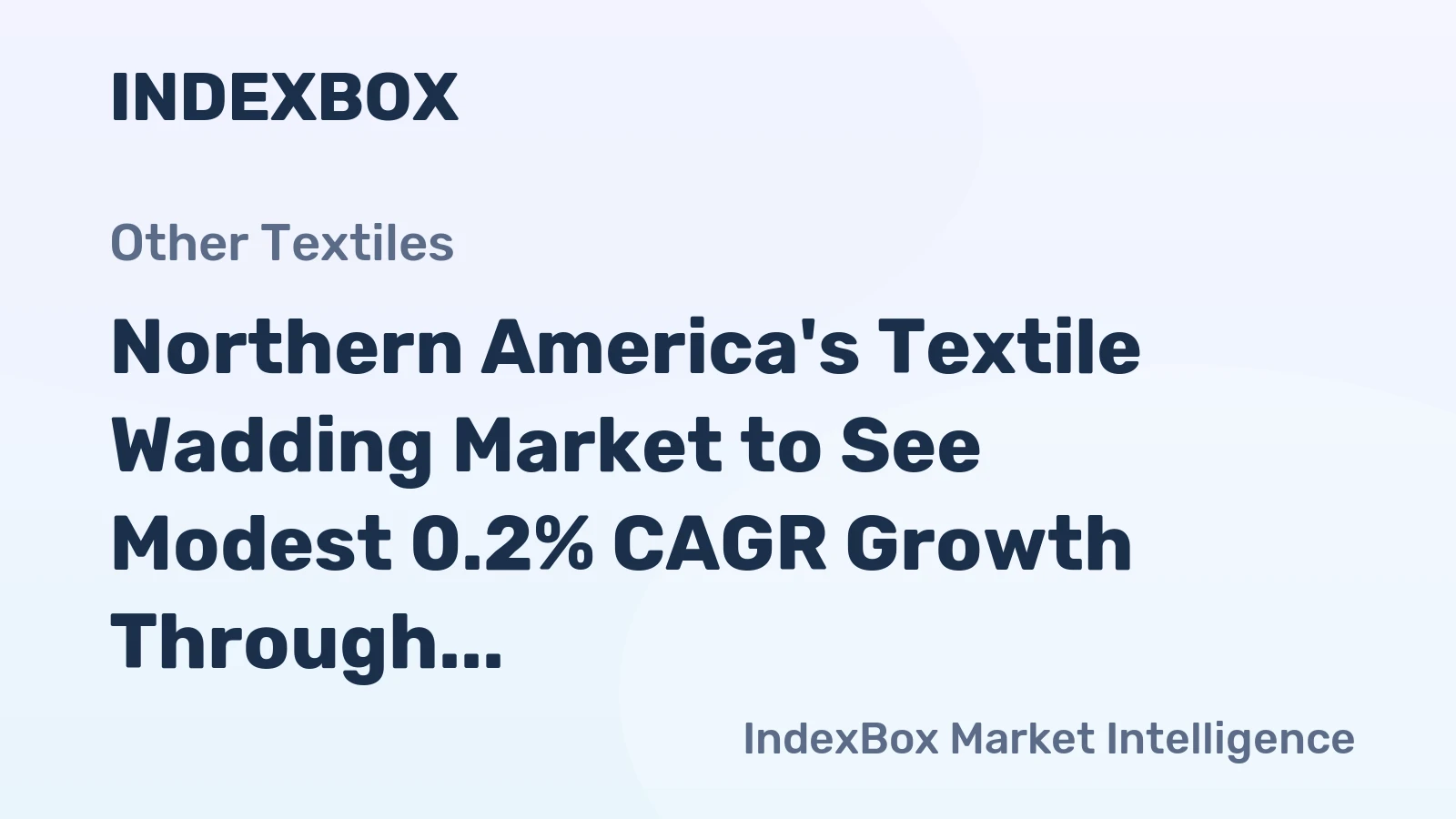 Northern America's Textile Wadding Market to See Modest 0.2% CAGR Growth Through 2035