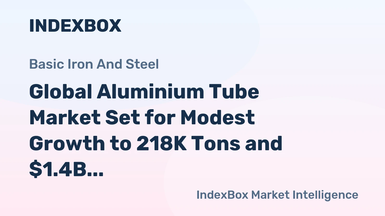 Global Aluminium Tube Market Set for Modest Growth to 218K Tons and $1.4B by 2035