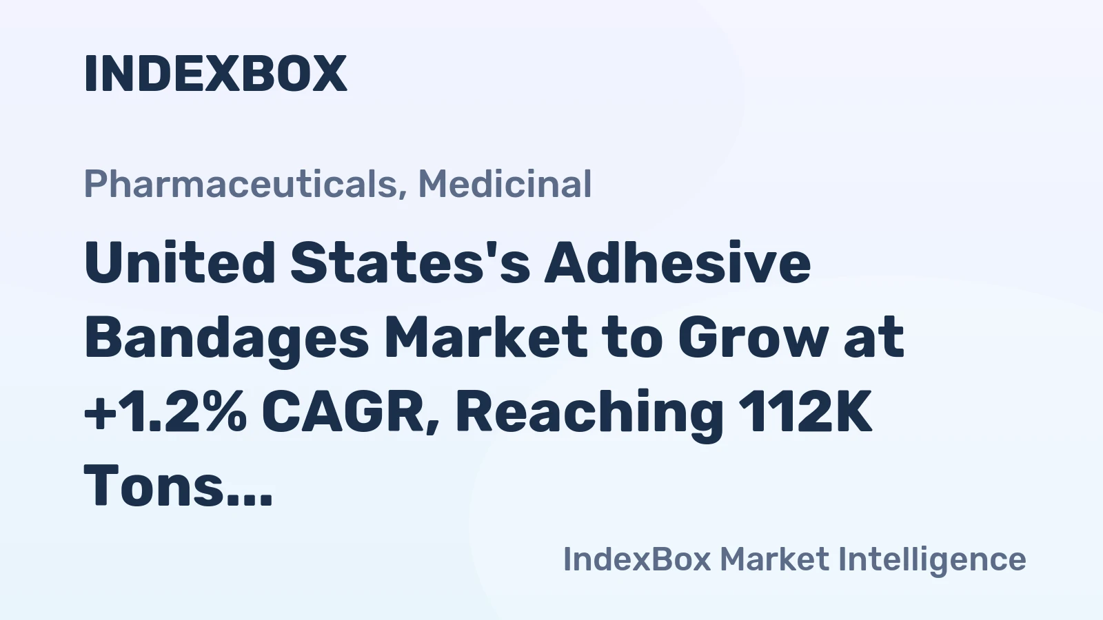 United States's Adhesive Bandages Market to Grow at +1.2% CAGR, Reaching 112K Tons by 2035