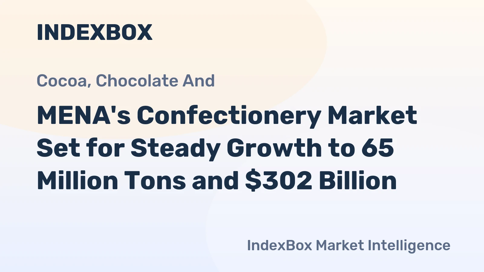 MENA's Confectionery Market Set for Steady Growth to 65 Million Tons and $302 Billion