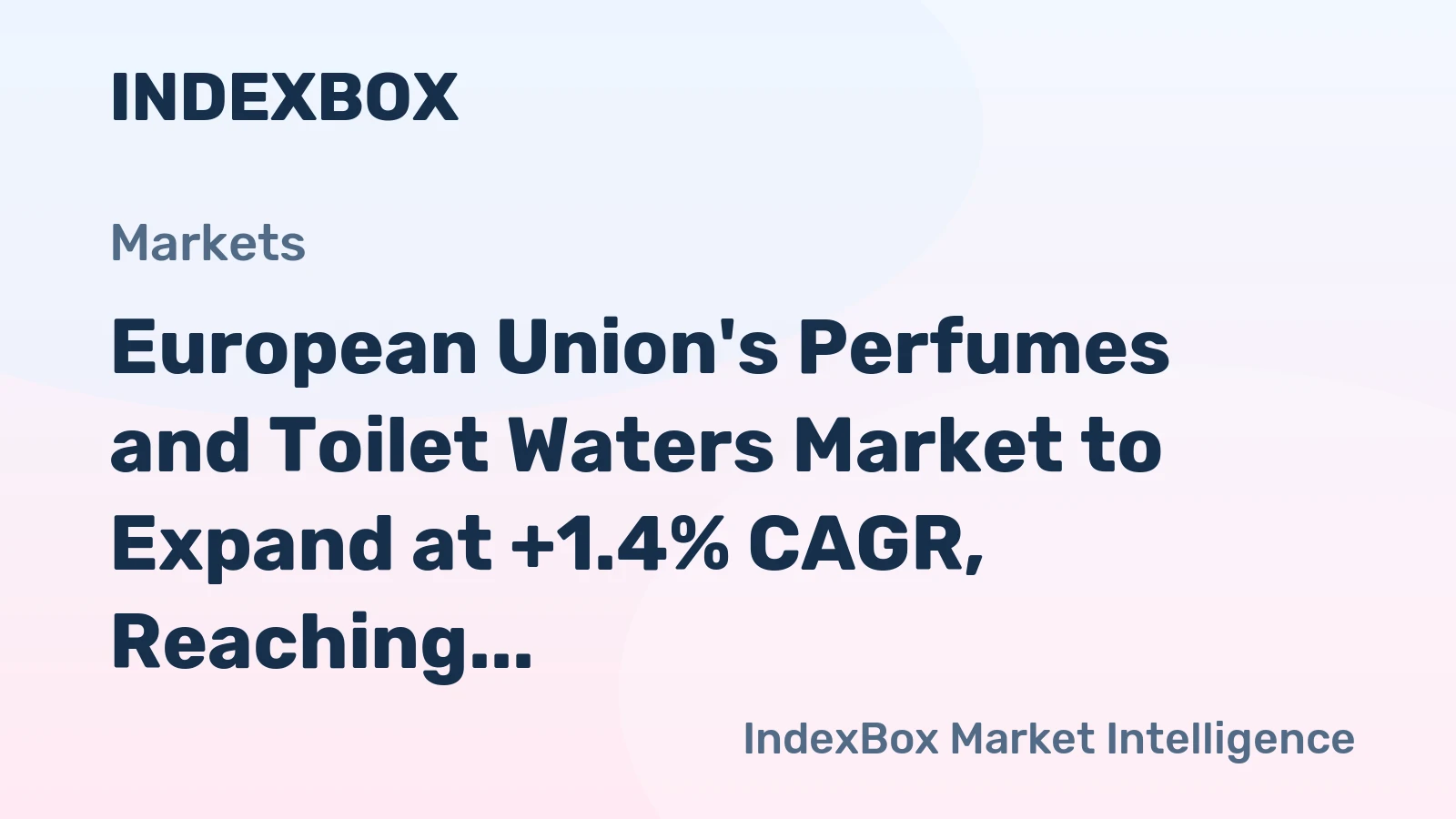 European Union's Perfumes and Toilet Waters Market to Expand at +1.4% CAGR, Reaching 229K Tons by 2035