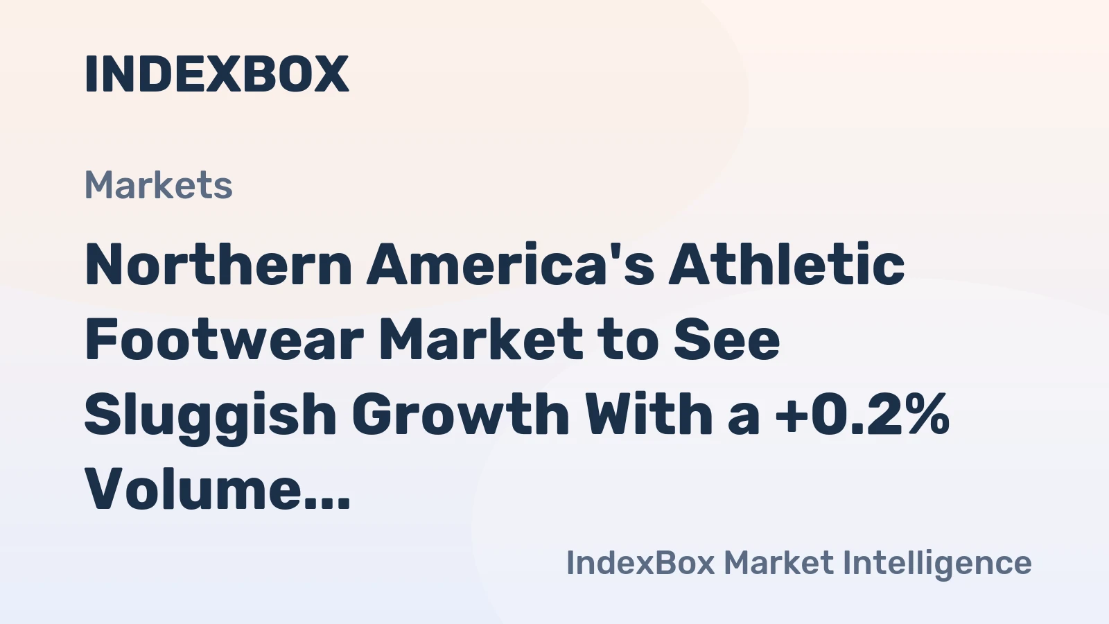 Northern America's Athletic Footwear Market to See Sluggish Growth With a +0.2% Volume CAGR Through 2035