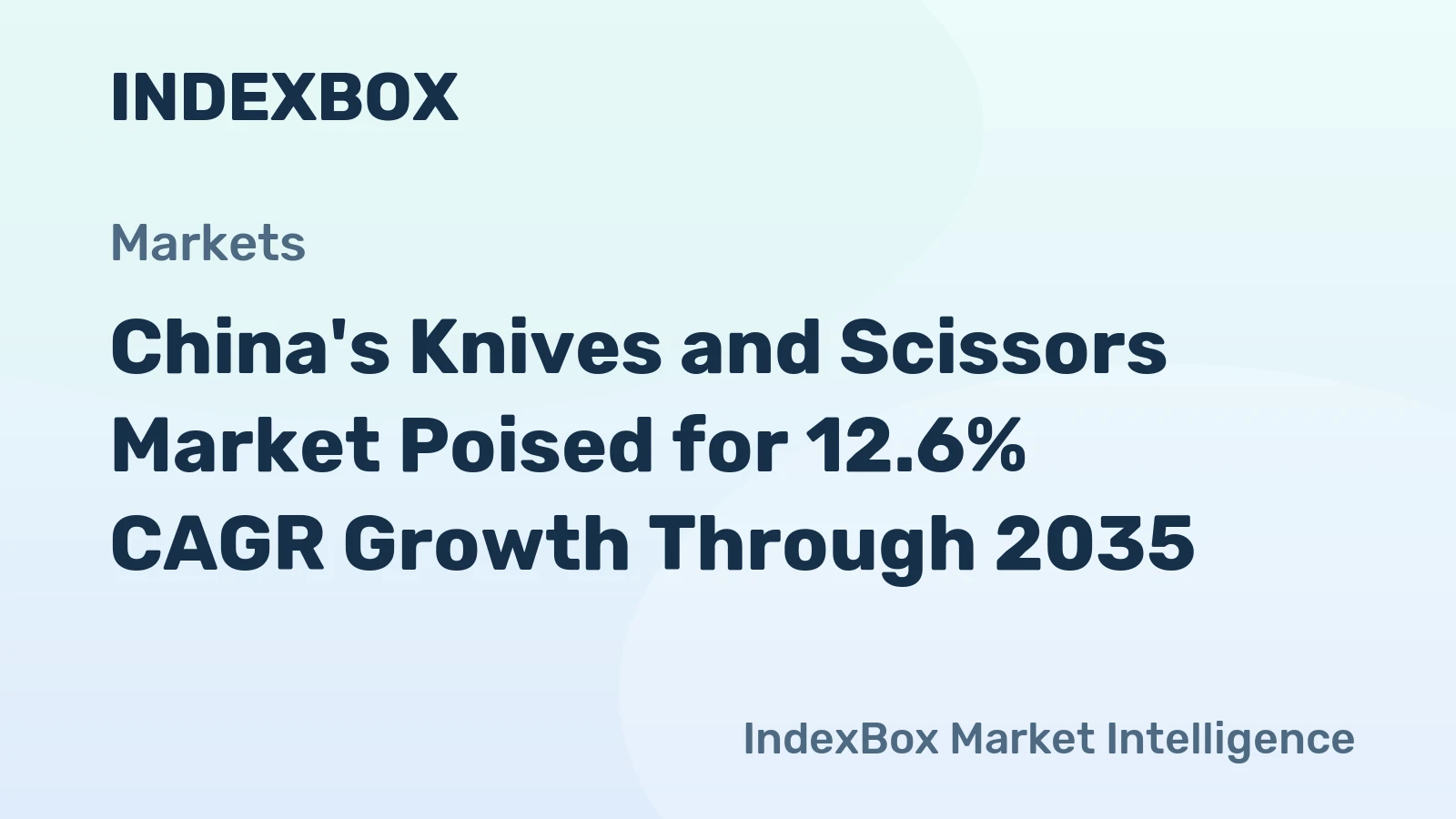 China's Knives and Scissors Market Poised for 12.6% CAGR Growth Through 2035