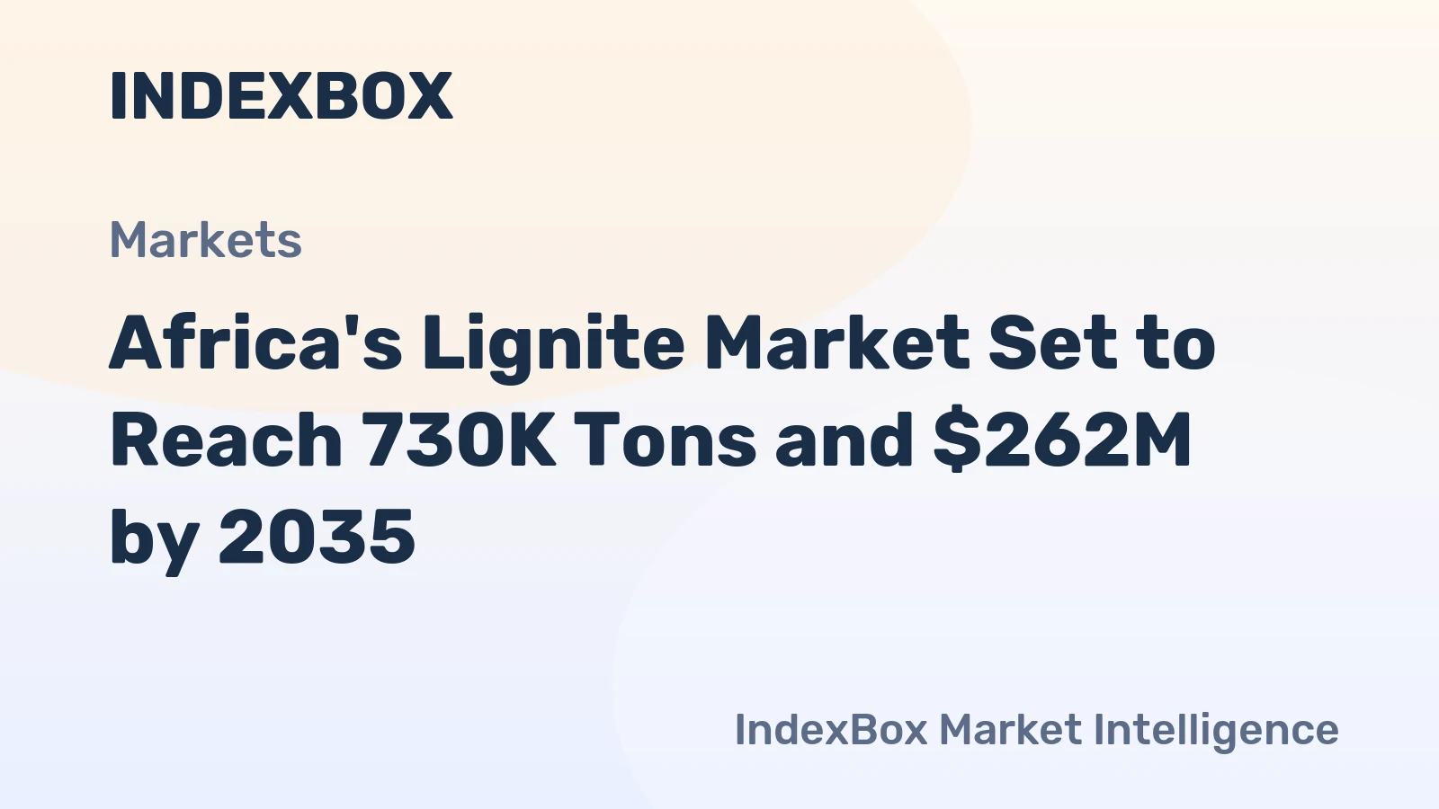 Africa's Lignite Market Set to Reach 730K Tons and $262M by 2035
