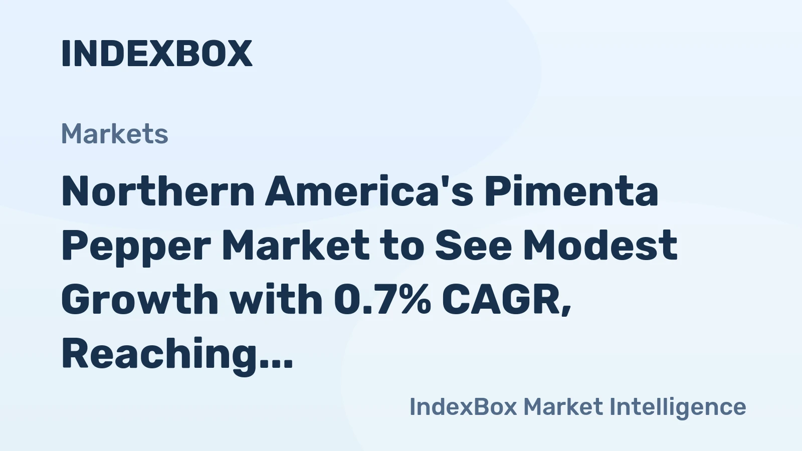 Northern America's Pimenta Pepper Market to See Modest Growth with 0.7% CAGR, Reaching $610M by 2035