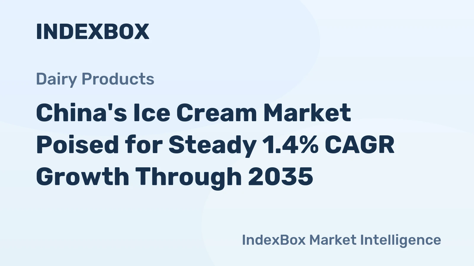 China's Ice Cream Market Poised for Steady 1.4% CAGR Growth Through 2035