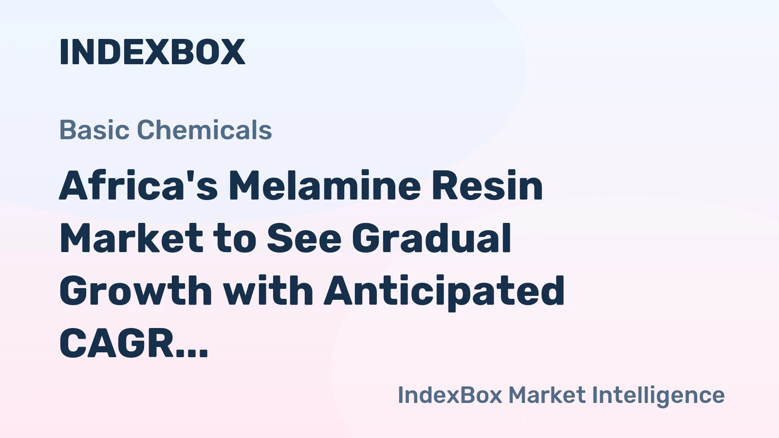 Africa's Melamine Resin Market to See Gradual Growth with Anticipated CAGR of +1.4% Through 2035