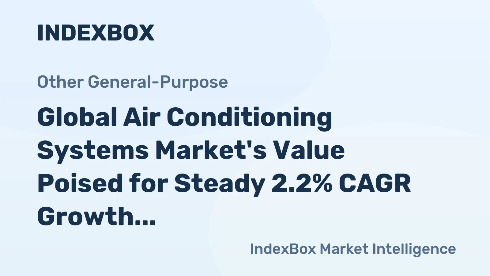 Global Air Conditioning Systems Market's Value Poised for Steady 2.2% CAGR Growth Through 2035