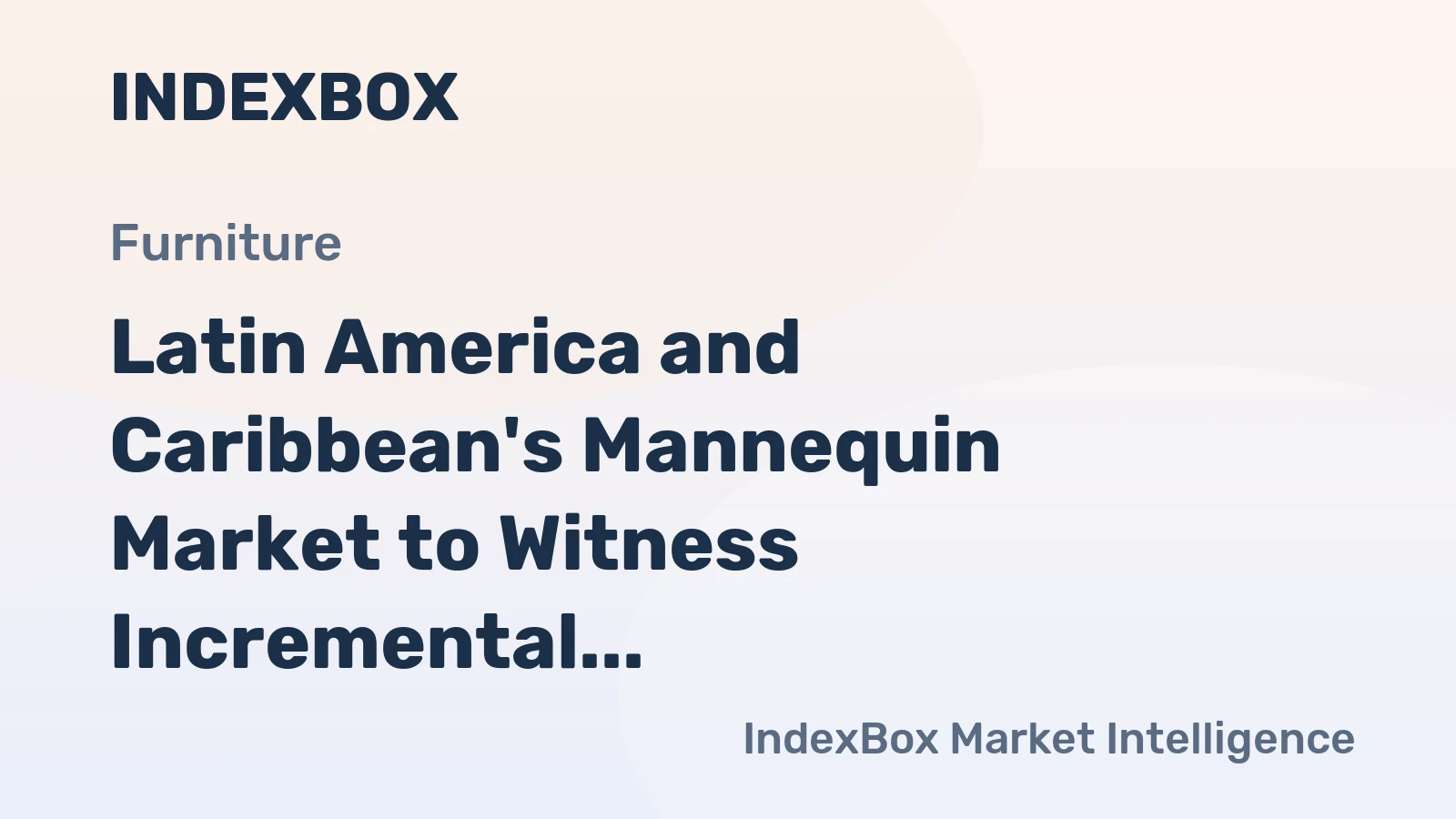 Latin America and Caribbean's Mannequin Market to Witness Incremental Growth with Market Volume Reaching 4.1K tons and Market Value of $456M by 2035
