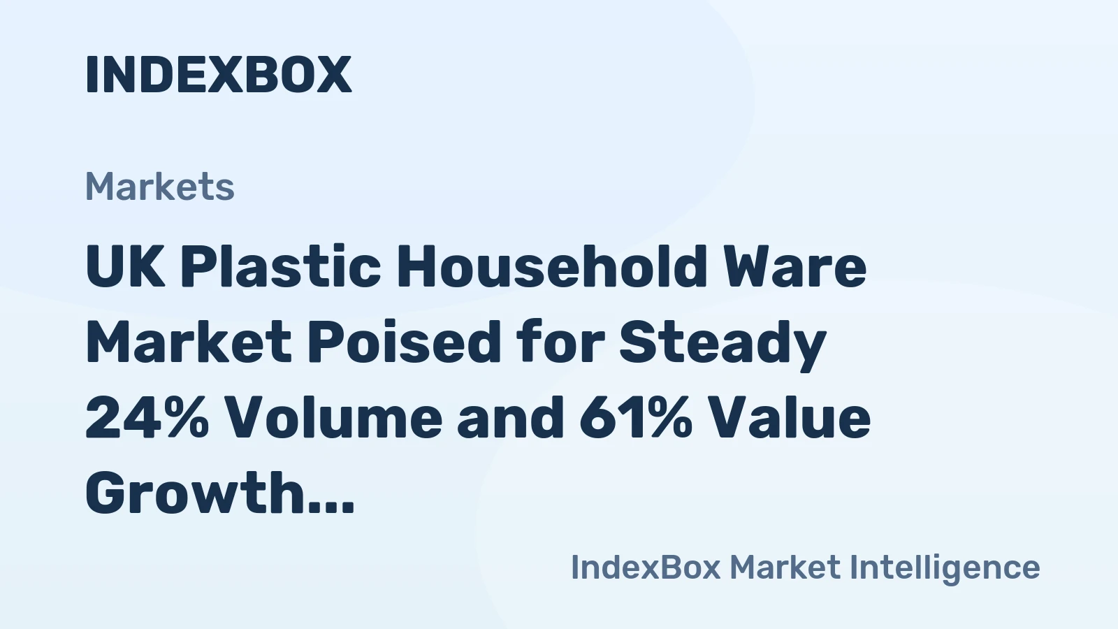 UK Plastic Household Ware Market Poised for Steady 24% Volume and 61% Value Growth Through 2035