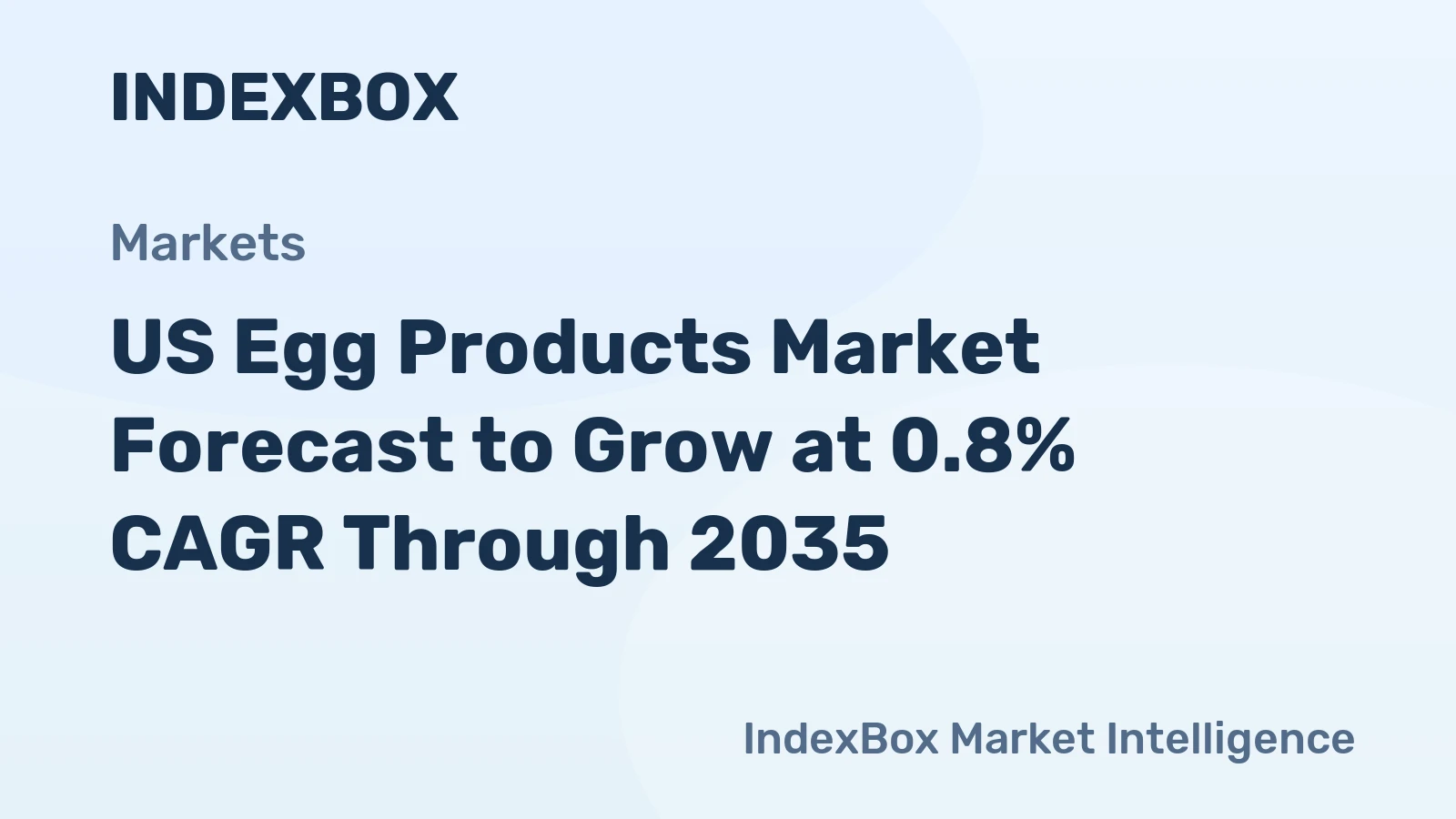 US Egg Products Market Forecast to Grow at 0.8% CAGR Through 2035
