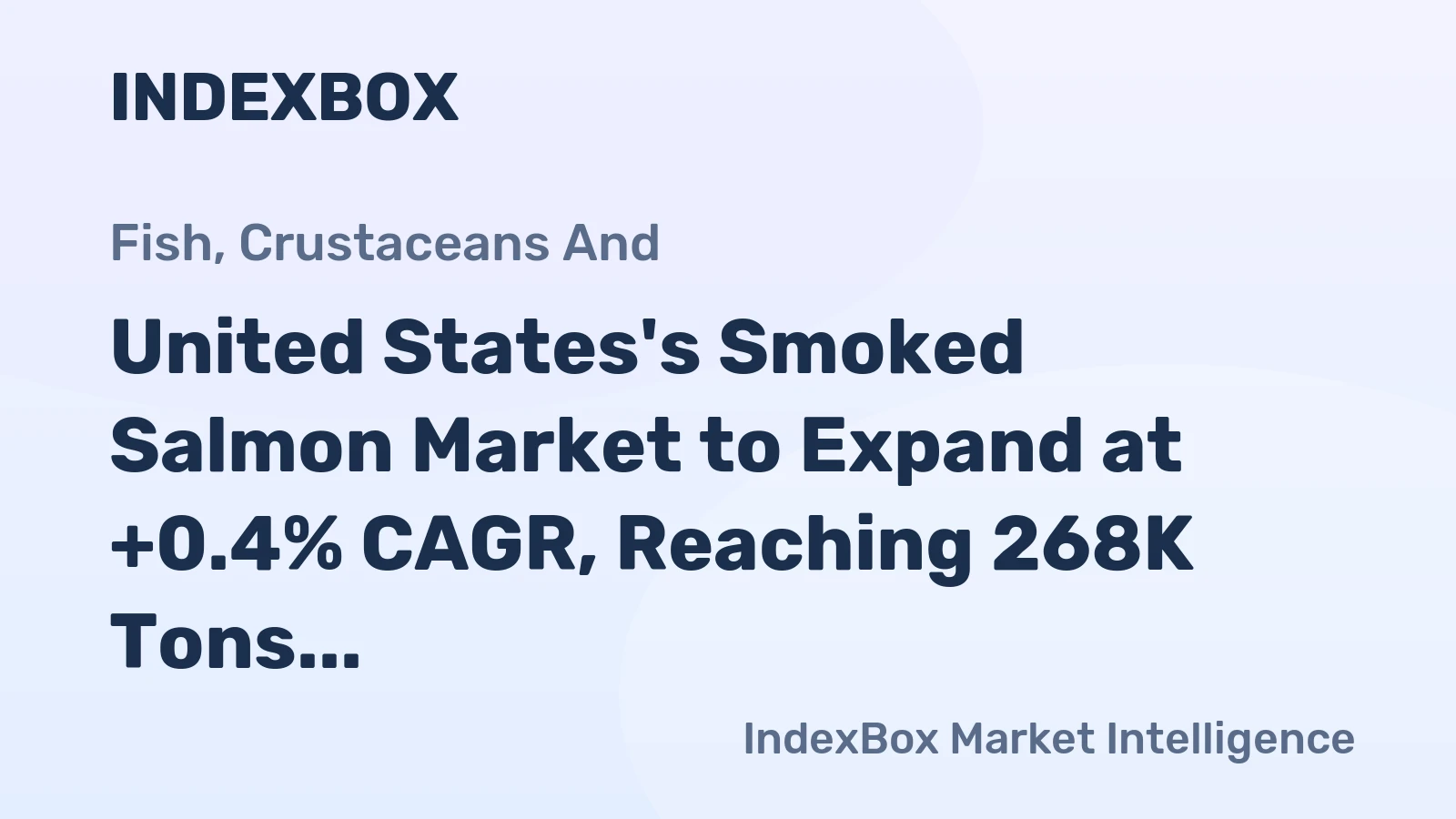 United States's Smoked Salmon Market to Expand at +0.4% CAGR, Reaching 268K Tons by 2035