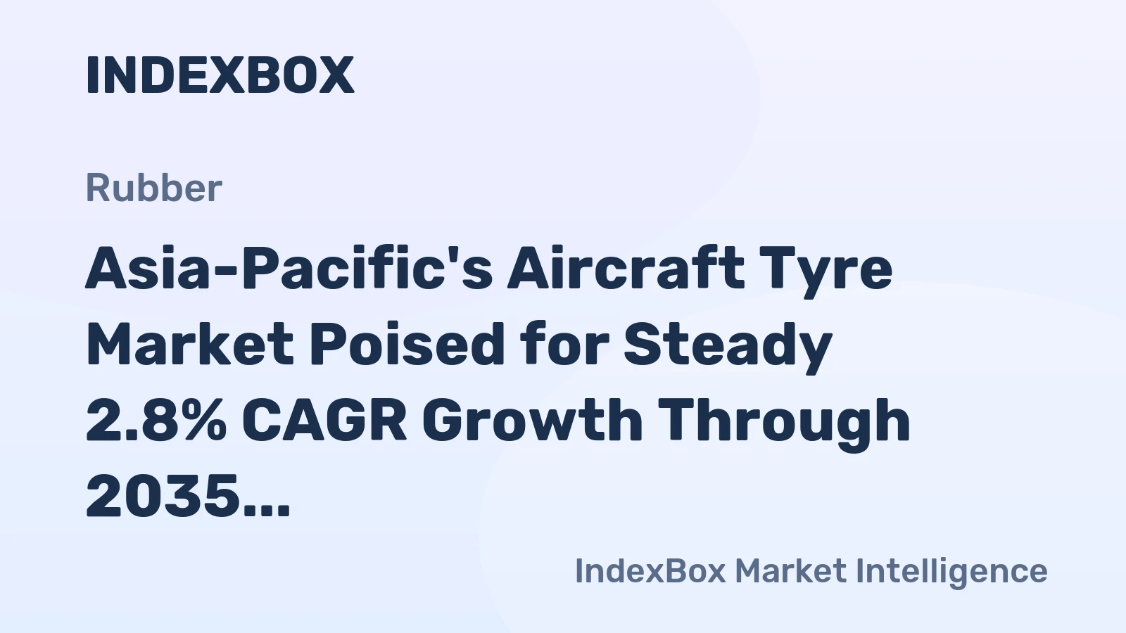Asia-Pacific's Aircraft Tyre Market Poised for Steady 2.8% CAGR Growth Through 2035