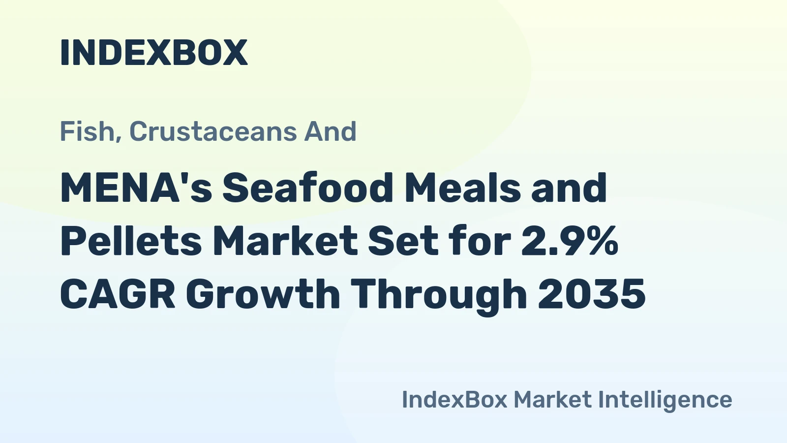 MENA's Seafood Meals and Pellets Market Set for 2.9% CAGR Growth Through 2035
