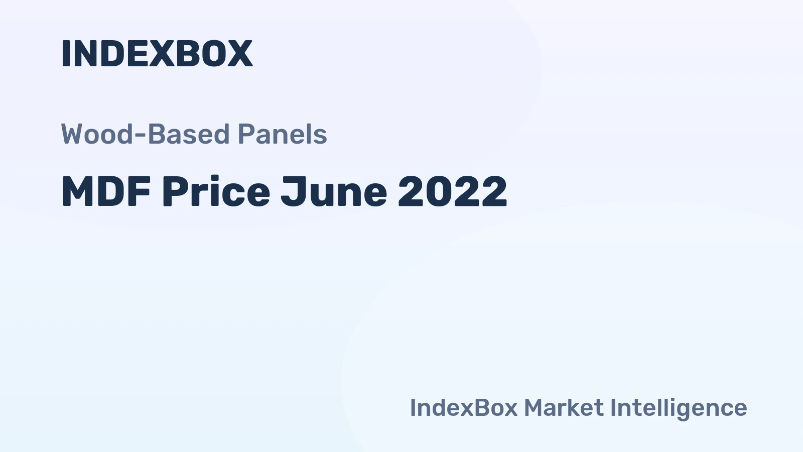 MDF Price June 2022