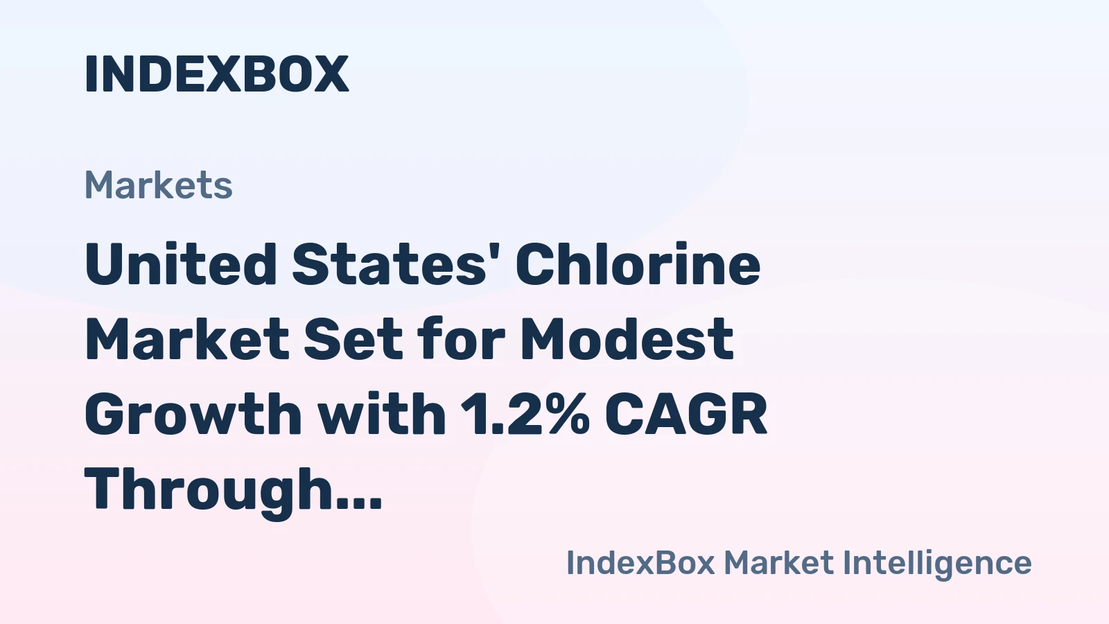United States' Chlorine Market Set for Modest Growth with 1.2% CAGR Through 2035