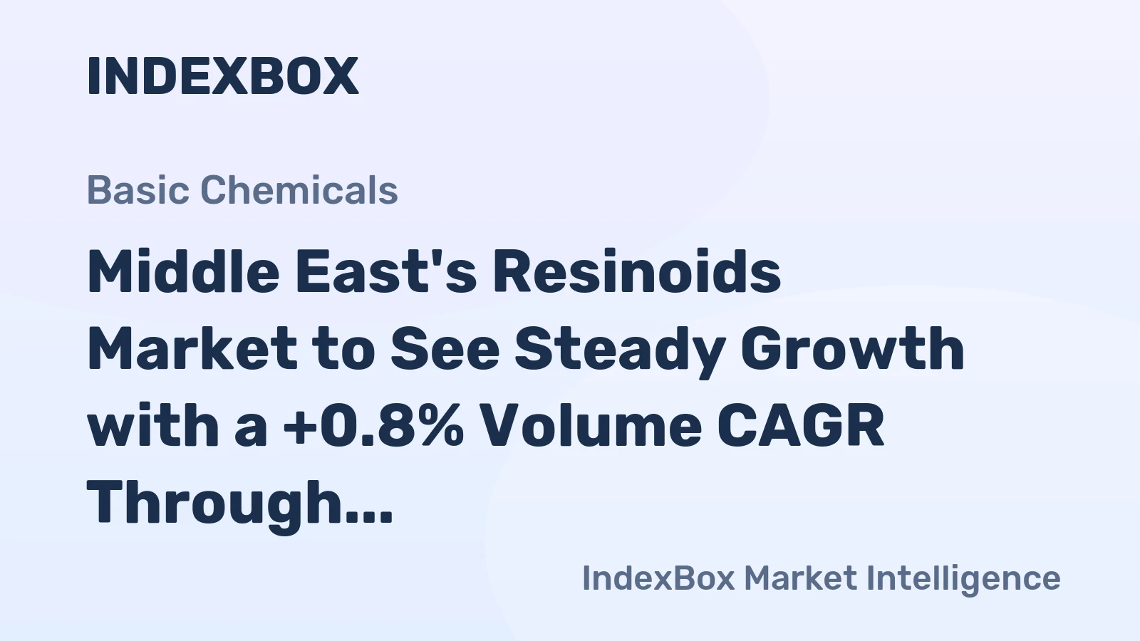 Middle East's Resinoids Market to See Steady Growth with a +0.8% Volume CAGR Through 2035