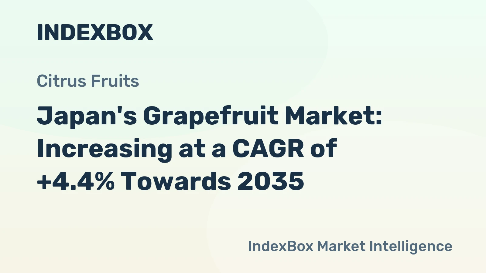 Japan's Grapefruit Market: Increasing at a CAGR of +4.4% Towards 2035