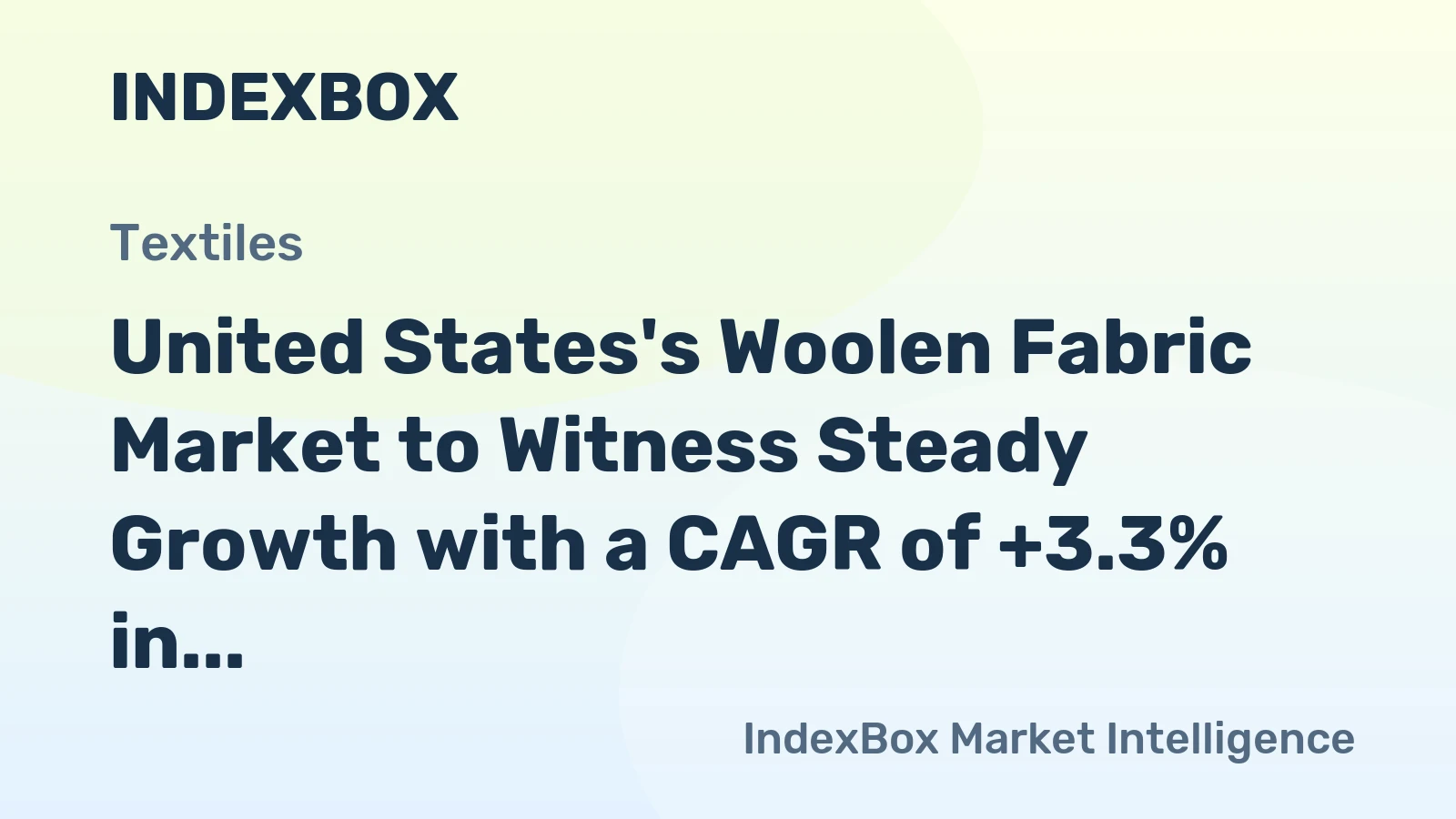 United States's Woolen Fabric Market to Witness Steady Growth with a CAGR of +3.3% in Volume and +4.4% in Value from 2024 to 2035