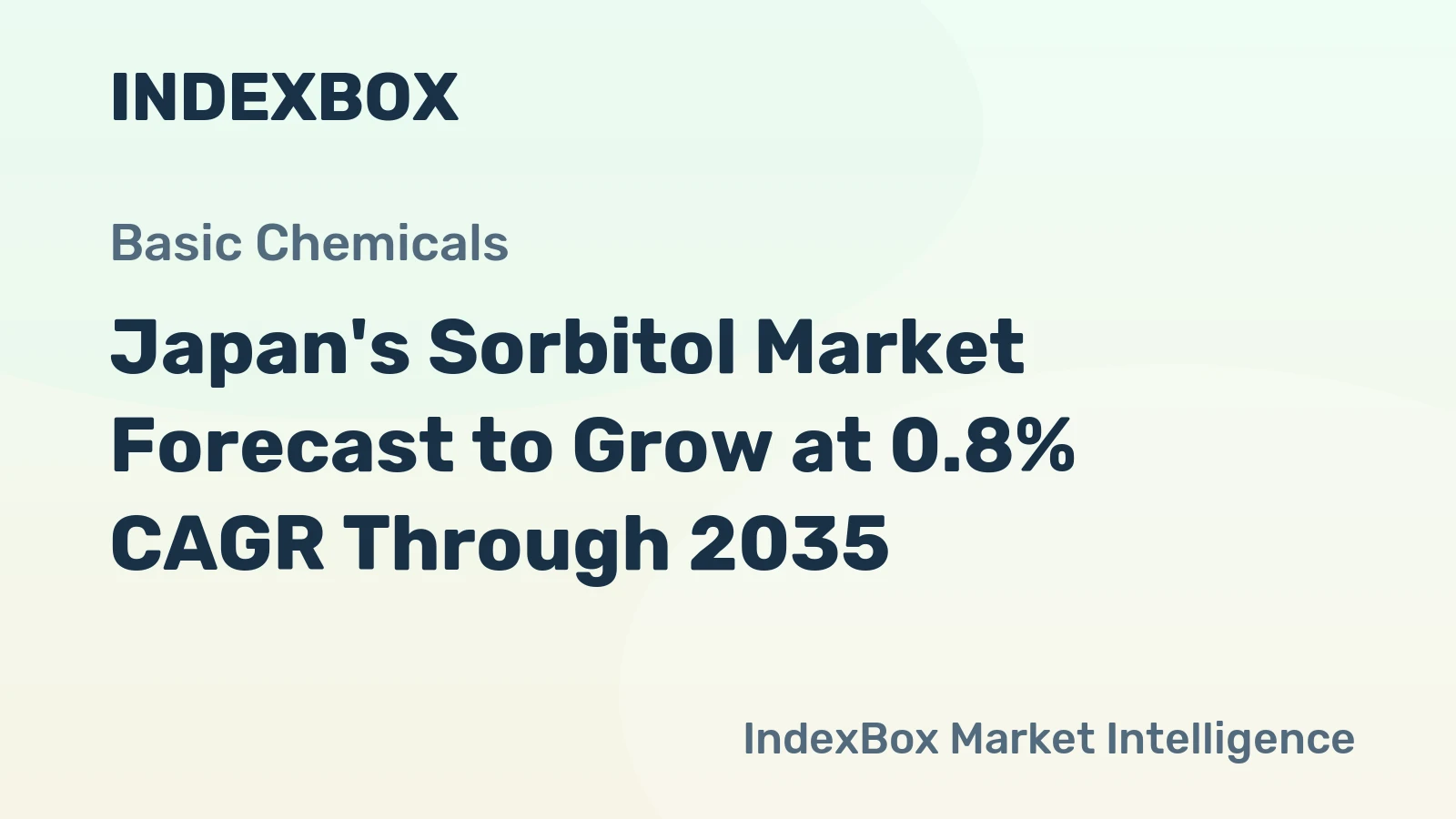 Japan's Sorbitol Market Forecast to Grow at 0.8% CAGR Through 2035