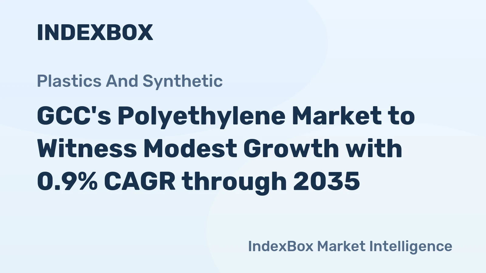 GCC's Polyethylene Market to Witness Modest Growth with 0.9% CAGR through 2035