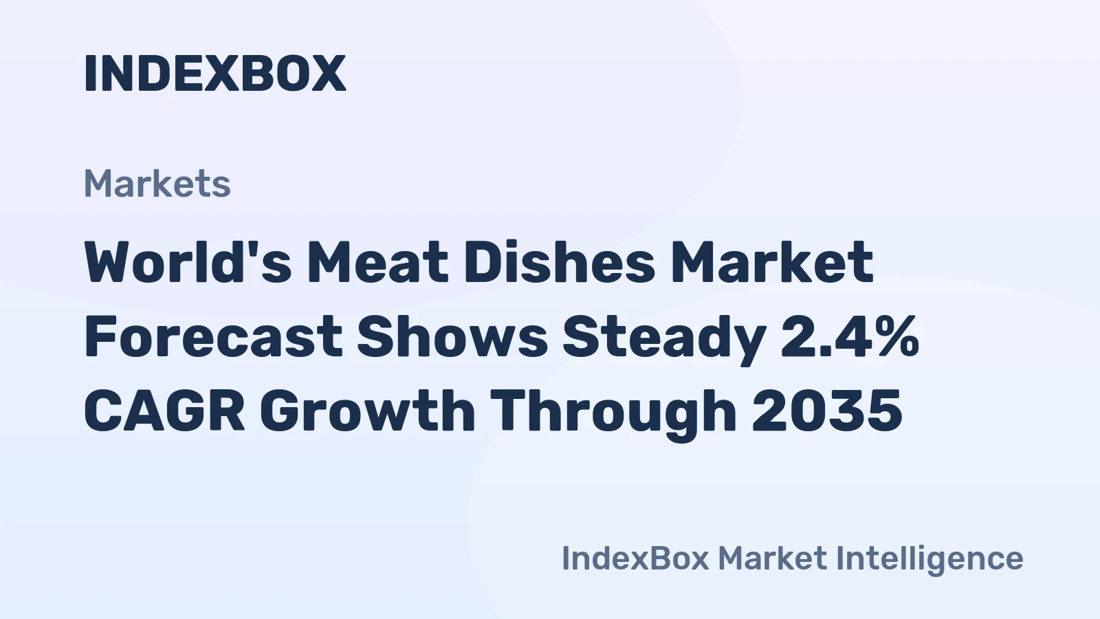 World's Meat Dishes Market Forecast Shows Steady 2.4% CAGR Growth Through 2035