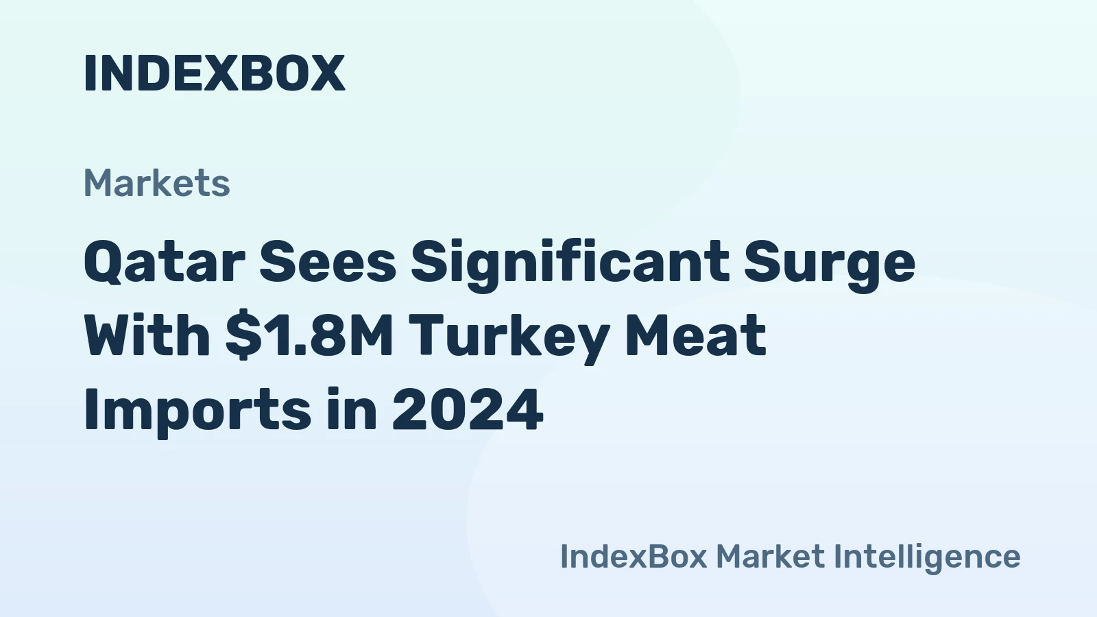 Qatar Sees Significant Surge With $1.8M Turkey Meat Imports in 2024