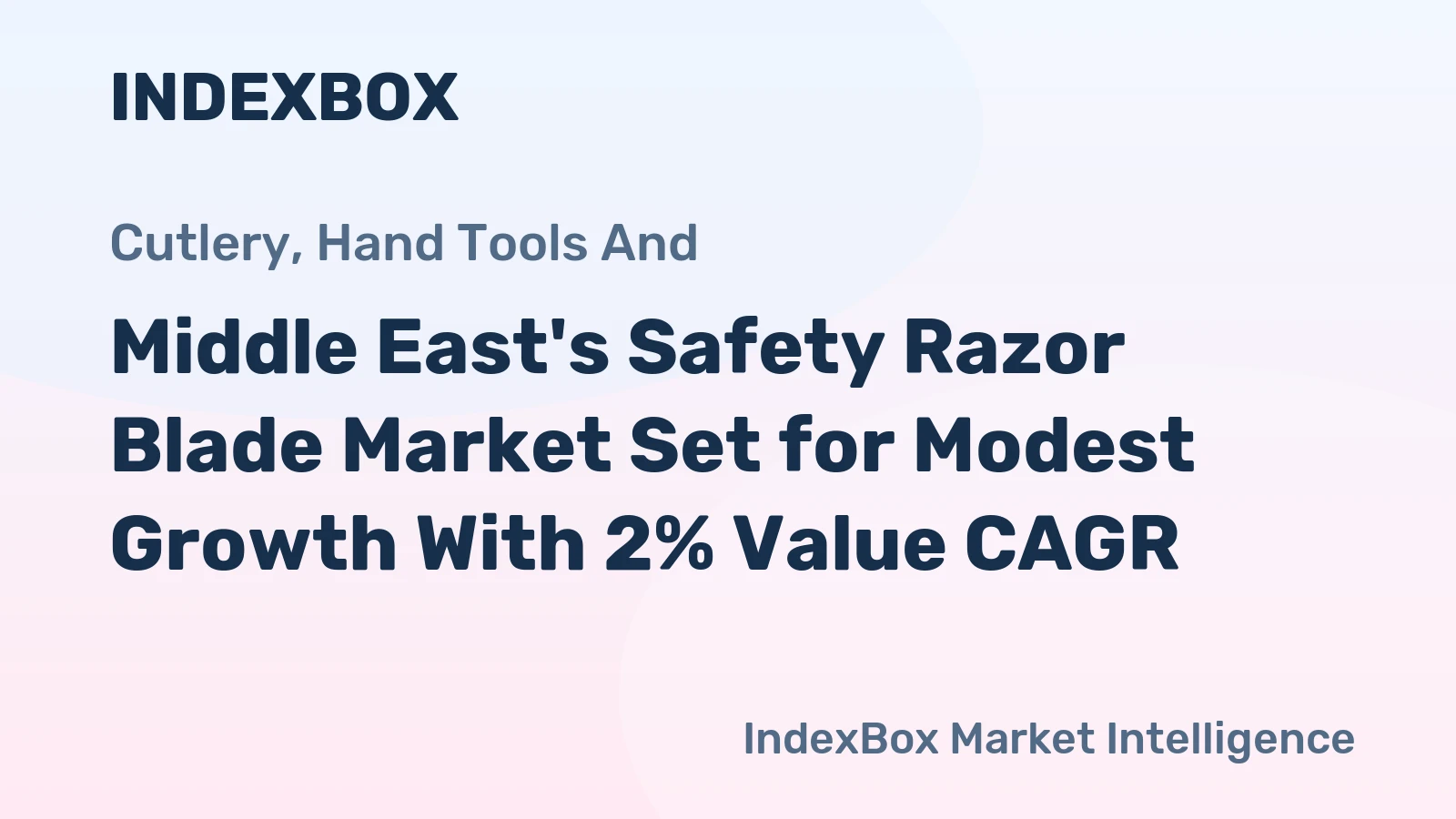 Middle East's Safety Razor Blade Market Set for Modest Growth With 2% Value CAGR
