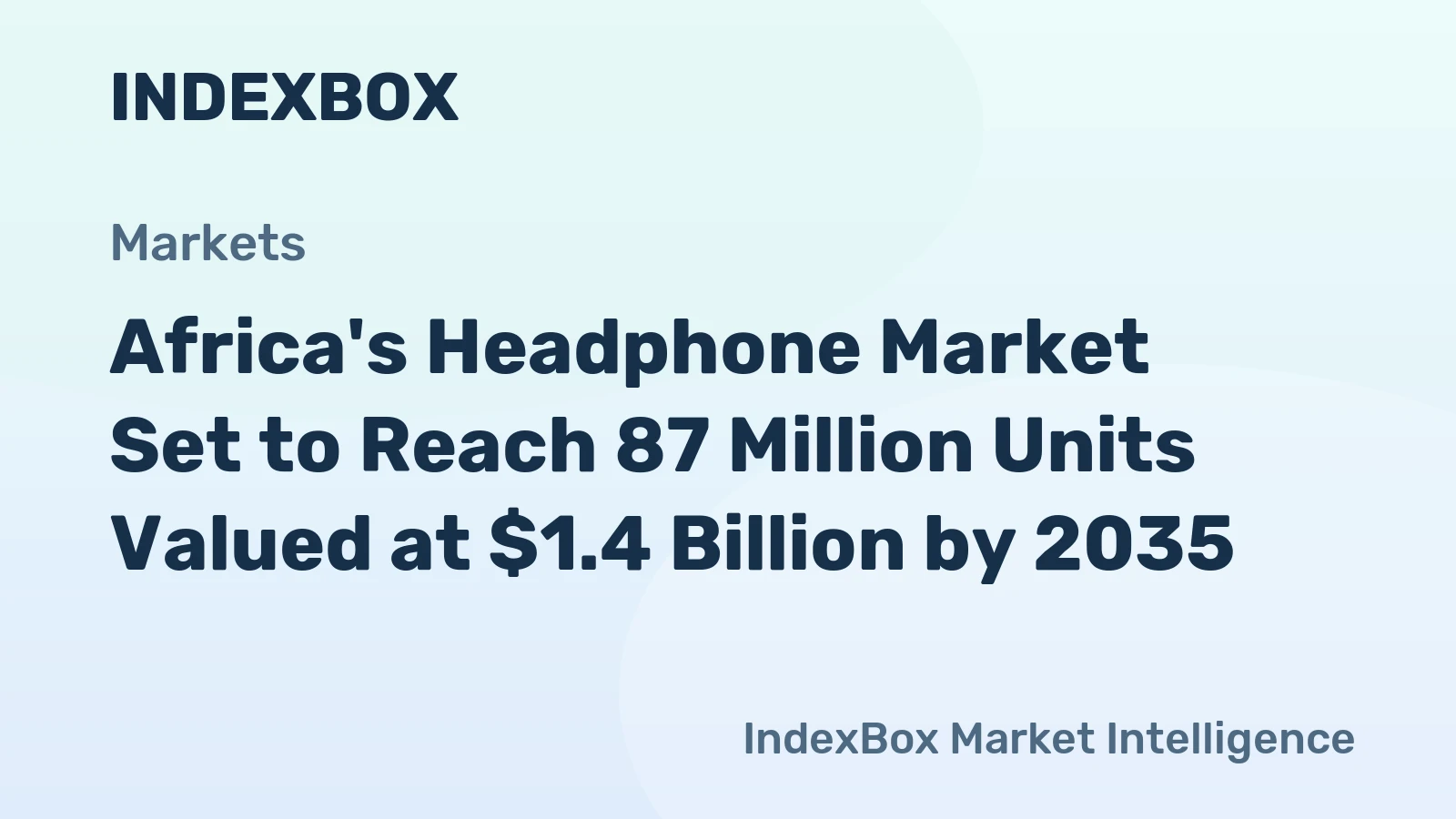 Africa's Headphone Market Set to Reach 87 Million Units Valued at $1.4 Billion by 2035