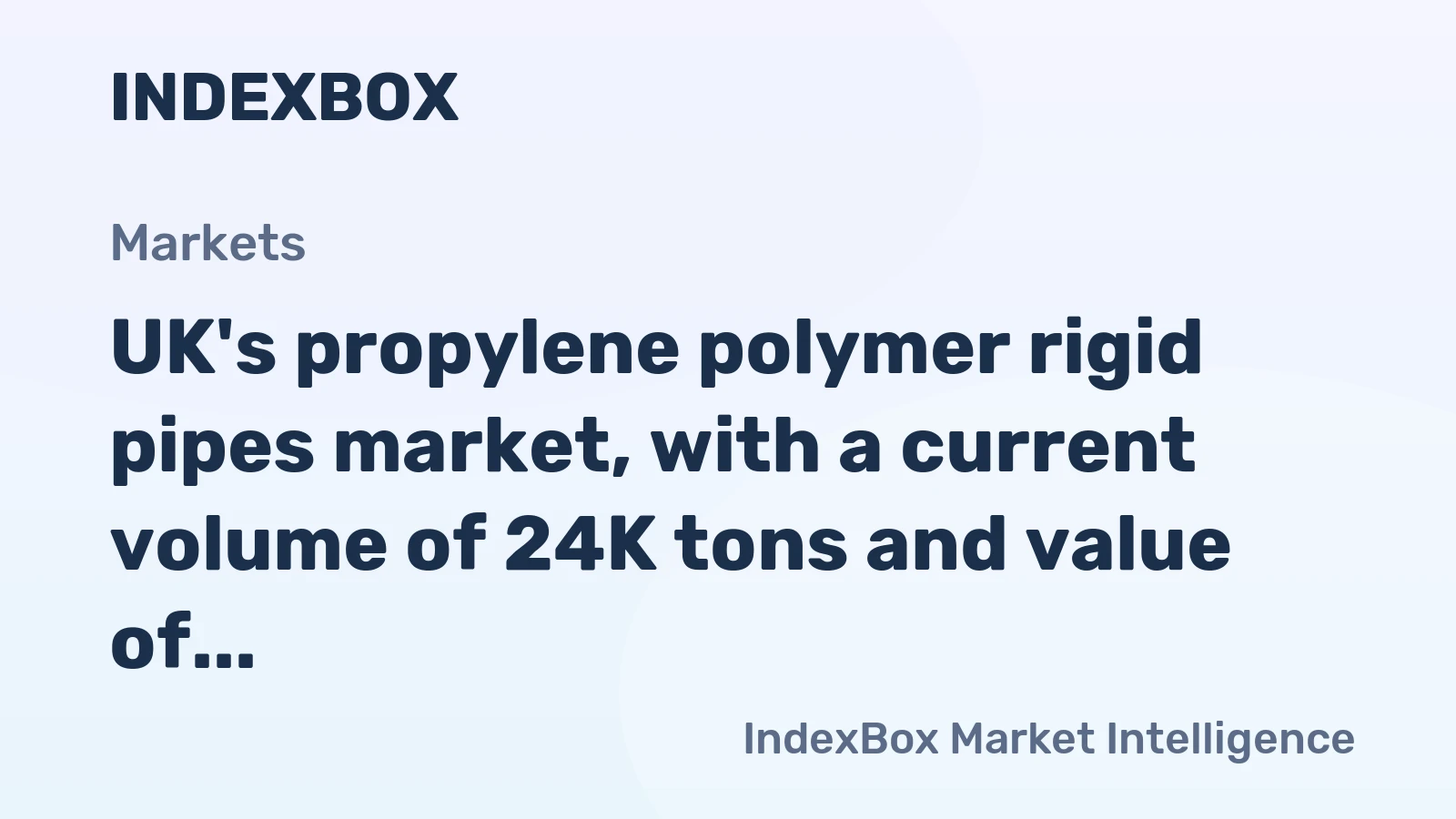 UK's propylene polymer rigid pipes market, with a current volume of 24K tons and value of $277M, is forecast to grow to 26K tons and $359M by 2035.