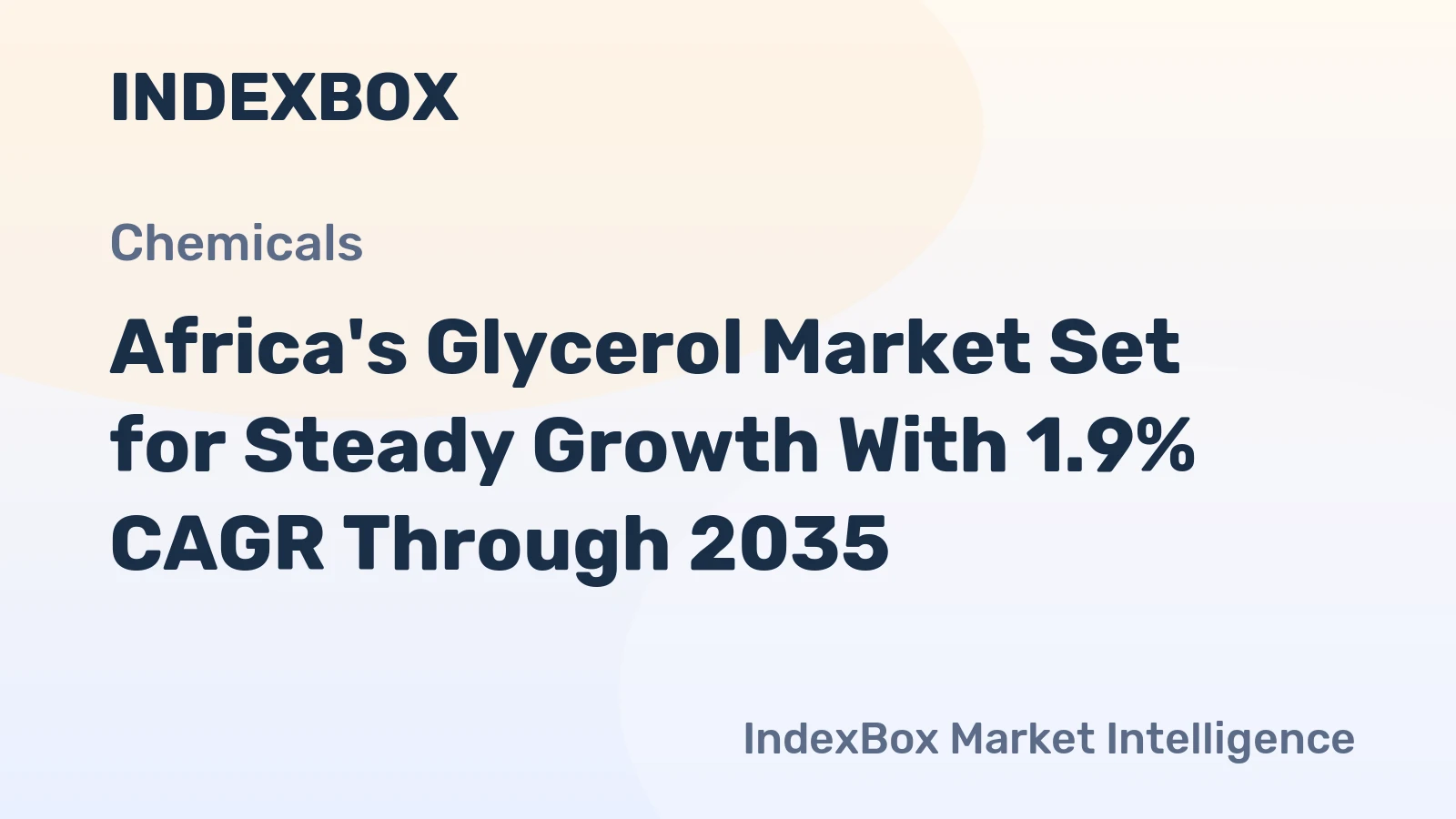 Africa's Glycerol Market Set for Steady Growth With 1.9% CAGR Through 2035