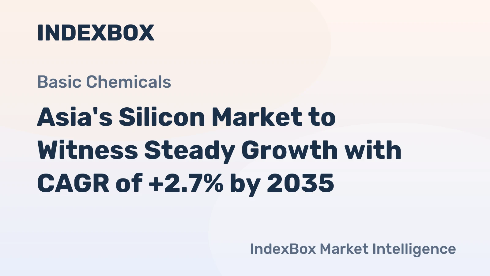 Asia's Silicon Market to Witness Steady Growth with CAGR of +2.7% by 2035