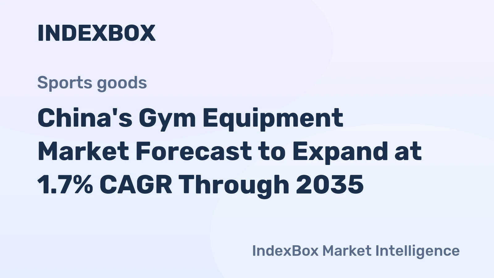 China's Gym Equipment Market Forecast to Expand at 1.7% CAGR Through 2035