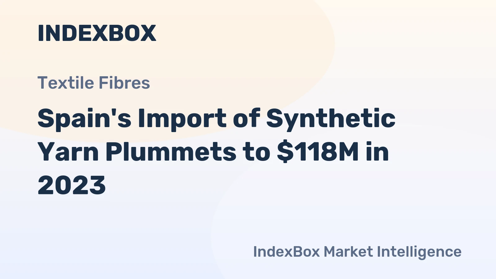 Spain's Import of Synthetic Yarn Plummets to $118M in 2023