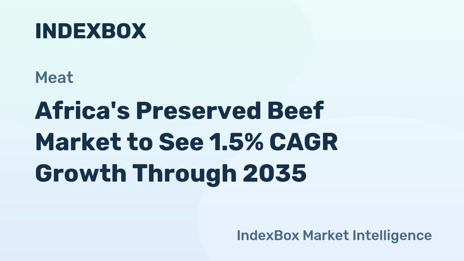 Africa's Preserved Beef Market to See 1.5% CAGR Growth Through 2035