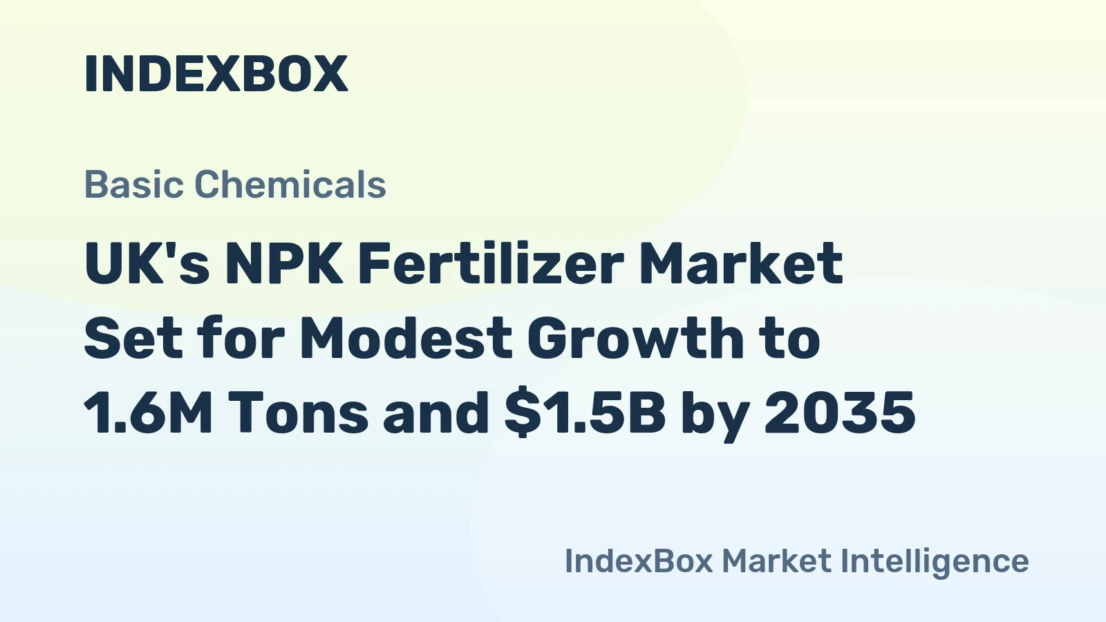 UK's NPK Fertilizer Market Set for Modest Growth to 1.6M Tons and $1.5B by 2035