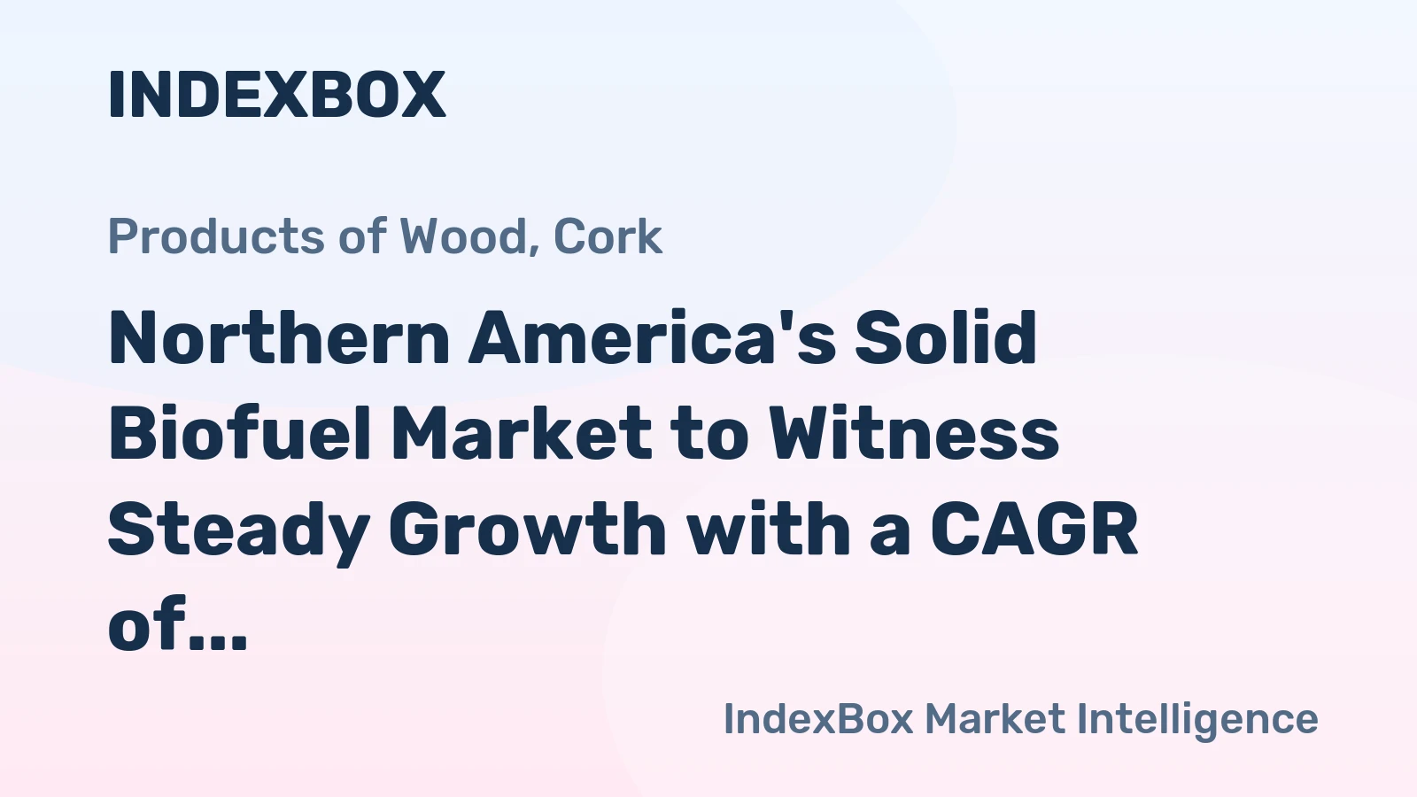 Northern America's Solid Biofuel Market to Witness Steady Growth with a CAGR of +5.8% from 2024 to 2035