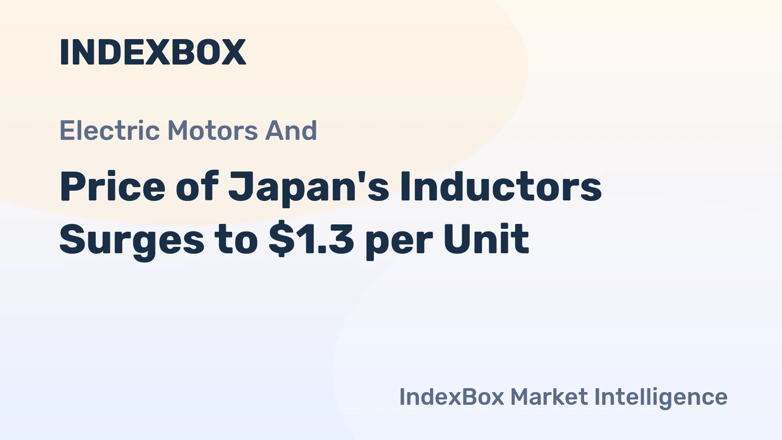 Price of Japan's Inductors Surges to $1.3 per Unit