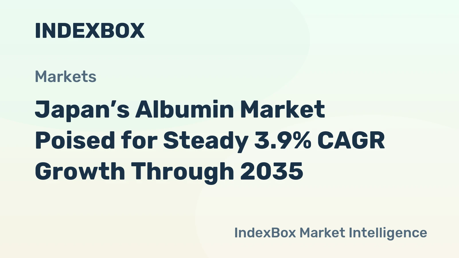 Japan’s Albumin Market Poised for Steady 3.9% CAGR Growth Through 2035