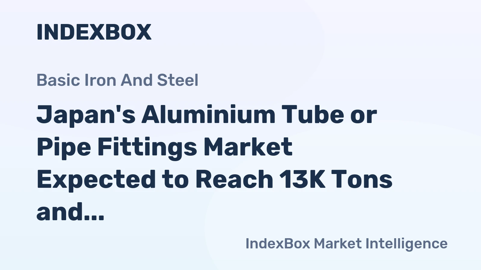Japan's Aluminium Tube or Pipe Fittings Market Expected to Reach 13K Tons and $467M by 2035