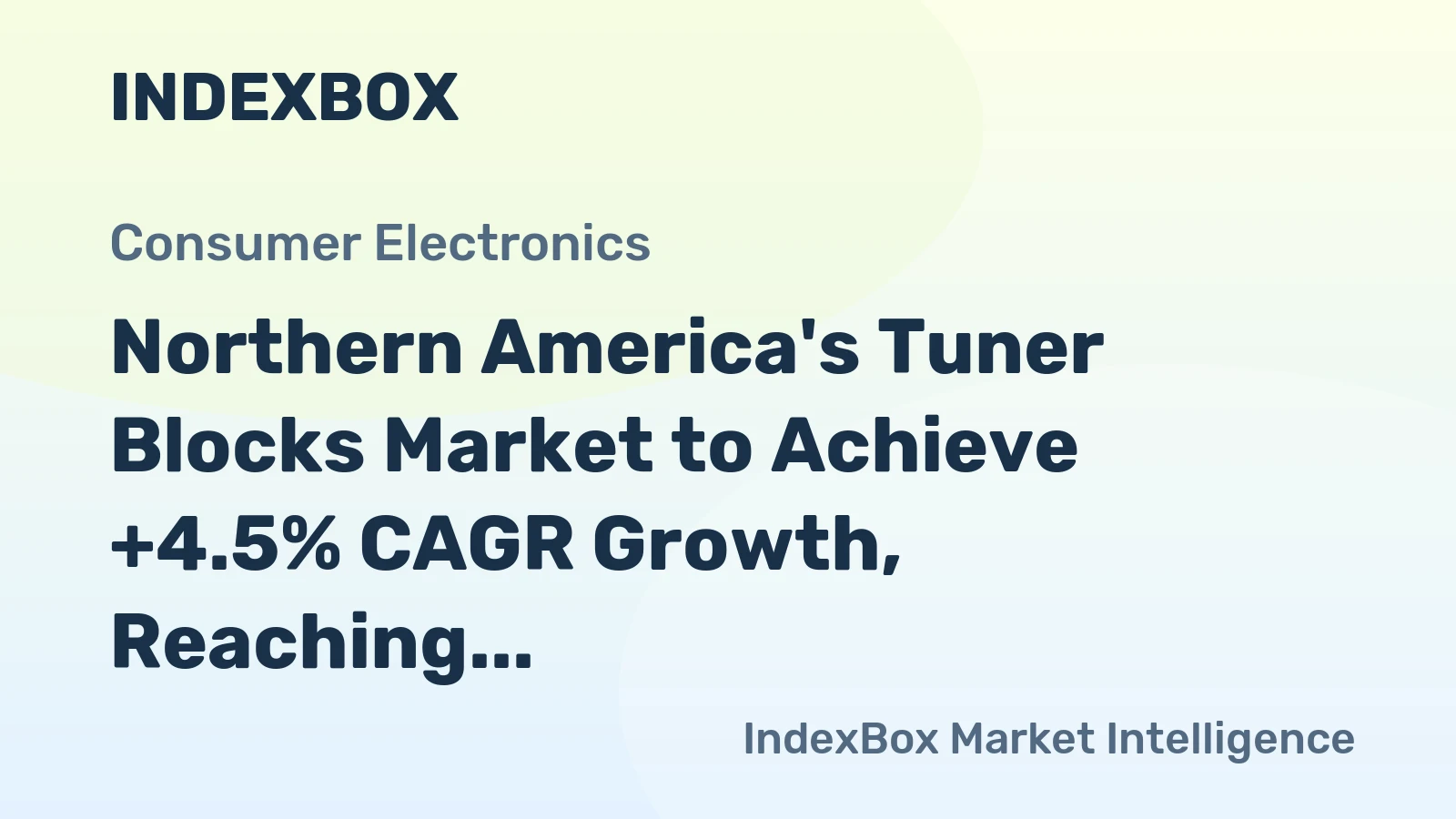 Northern America's Tuner Blocks Market to Achieve +4.5% CAGR Growth, Reaching 108M Units by 2035
