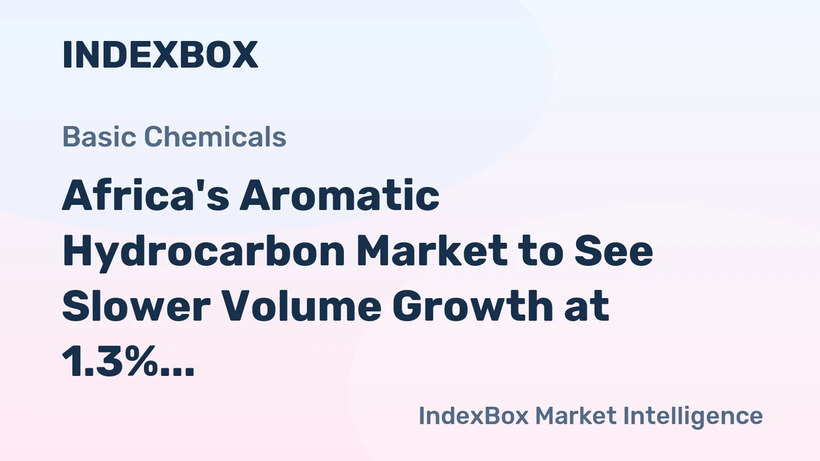 Africa's Aromatic Hydrocarbon Market to See Slower Volume Growth at 1.3% CAGR Through 2035