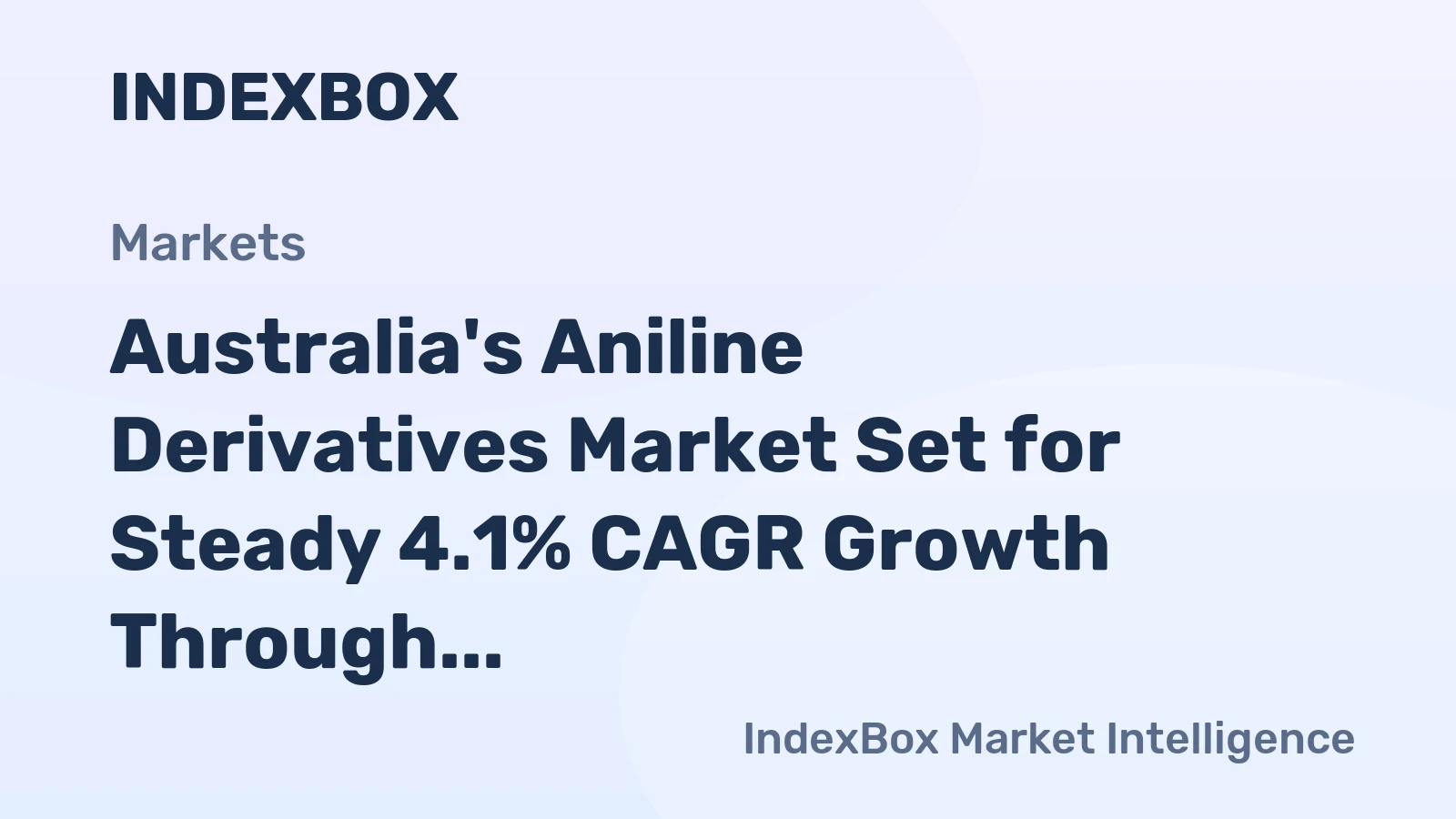 Australia's Aniline Derivatives Market Set for Steady 4.1% CAGR Growth Through 2035