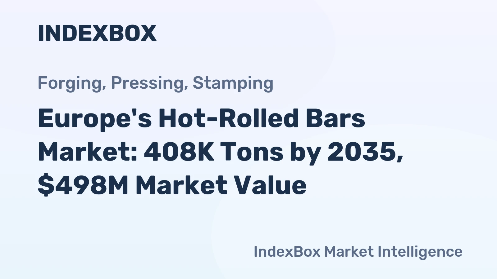 Europe's Hot-Rolled Bars Market: 408K Tons by 2035, $498M Market Value
