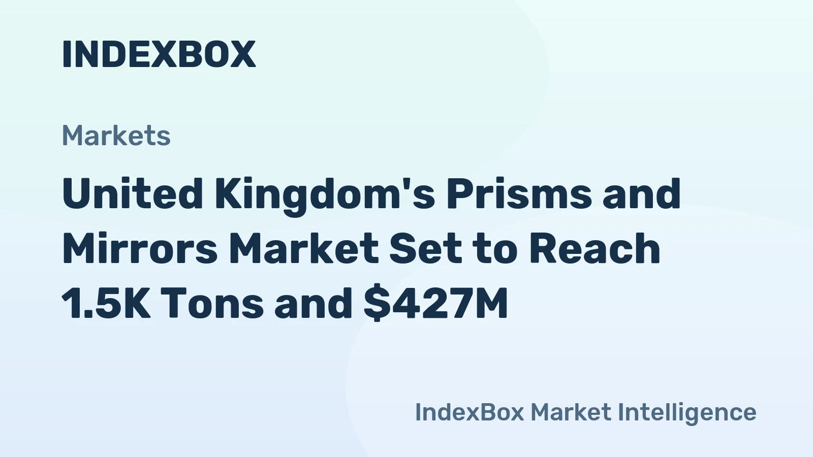 United Kingdom's Prisms and Mirrors Market Set to Reach 1.5K Tons and $427M