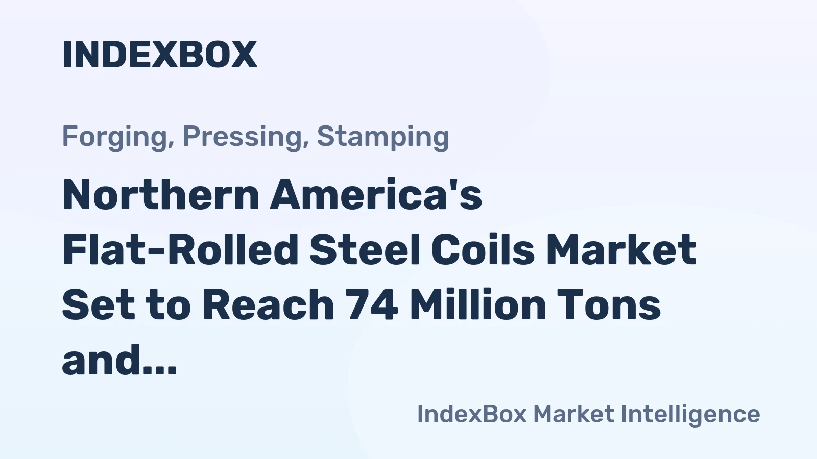 Northern America's Flat-Rolled Steel Coils Market Set to Reach 74 Million Tons and $60.5 Billion by 2035